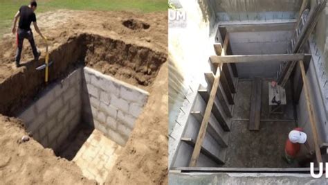 Impressive Man Builds A Secret Underground Bunker In His Backyard