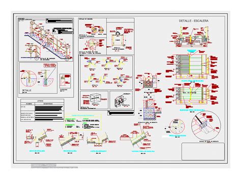 Escalera En DWG Librería CAD