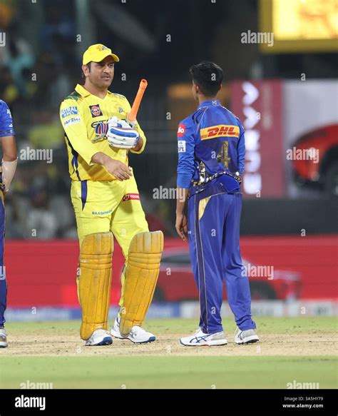 Cricket Ipl 2025 Chennai Super Kings Csk Vs Mumbai Indians At Mac Stadium Csk Won By 4