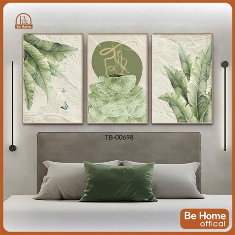 Bộ 3 Tranh Canvas Khung Gỗ Cô Gái Nhiều Mẫu Hiện Đại Decor Phòng Khách Làm Việc SPa Nail Mi