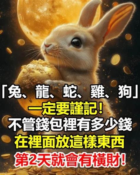 人生那些事 屬兔、龍、蛇、雞、狗人一定要謹記！不管錢包里有多少錢，記得要在裡面放這樣東西，第2天就會有橫財 Facebook