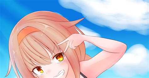 艦隊これくしょん 水着白露 はくつのイラスト Pixiv