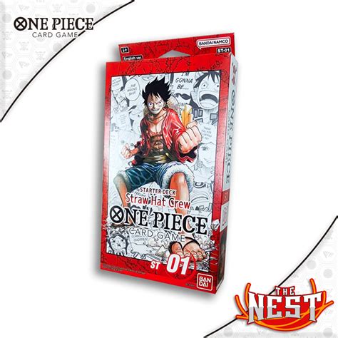 One Piece Card Game St01 Straw Hat Crew Starter Deck The Nest Games