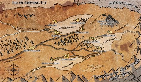 Map Of Icewind Dale 5e America Zip Code Map Outline