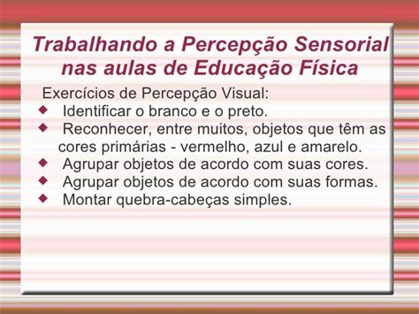 Percepção Sensorial Na E Fi