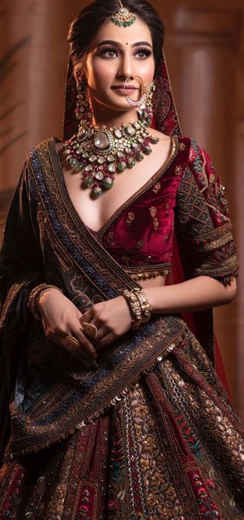 Glam World Royal Look Bridal Lehenga Dark Bridal Lehenga Royal