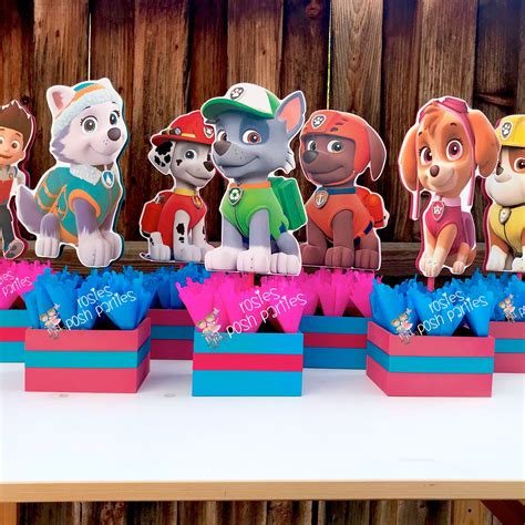 Paw Patrol Centerpieces Diy Paw Patrol Birthday Party