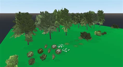 3d Low Poly Exterior Plants Godot Asset Library