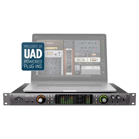 Universal Audio Apollo X6 Thunderbolt 3 Audio Interface At Gear4music