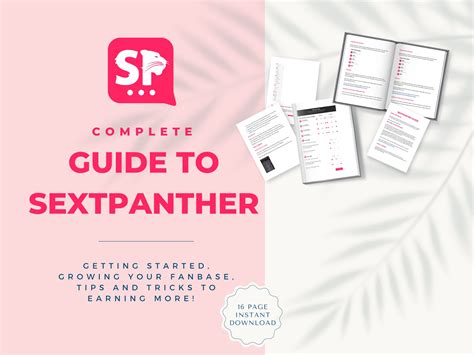 Sextpanther Guide Sexting Guide Adult Creator Adult Games Onlyfans Fansly Snapchat Twitch Etsy