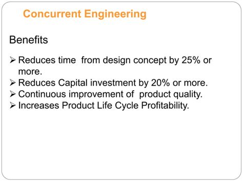 Computer Integrated Manufacturing Concurrent Engineering Sequential Engineeringppt