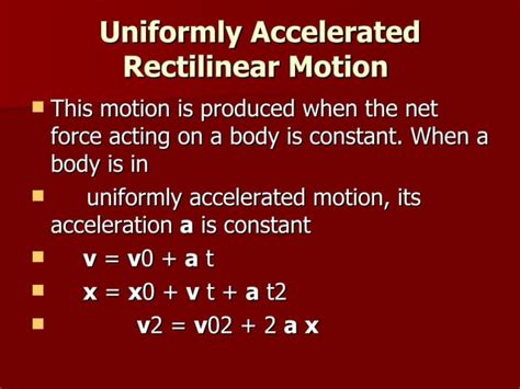Motion In One Dimension PPT