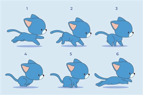 손으로 그린 애니메이션 프레임 요소 컬렉션 무료 벡터