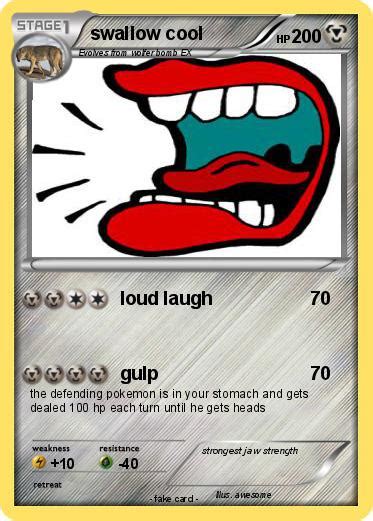 Pokémon Swallow Cool Loud Laugh My Pokemon Card