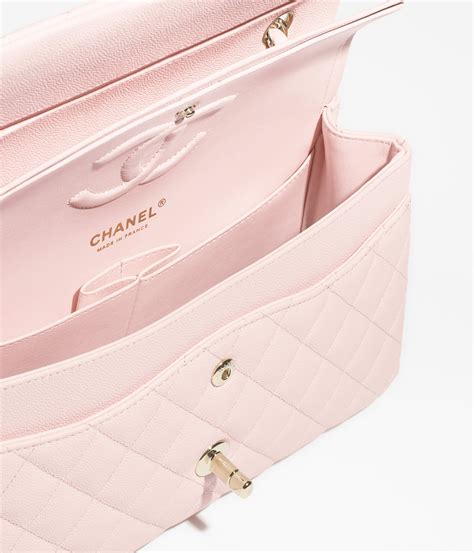 Classic 1112 Handbag Grained Shiny Calfskin And Gold Tone Metal Light