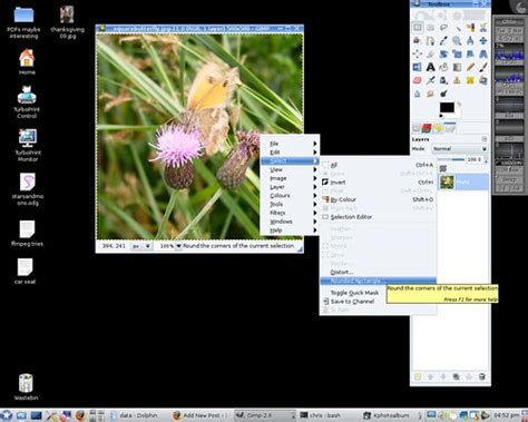 Photo Editing With The Gimp Rounded Corners Part I Beepily