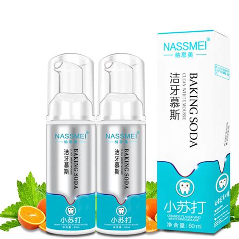 Teeth Whitening Mousse Foam Toothpaste 60ml Np