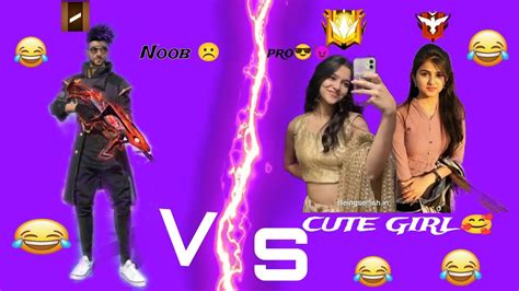 Pro Girl Call Me Adam Noob आजा 1 Vs 2 में Garena Free Fire