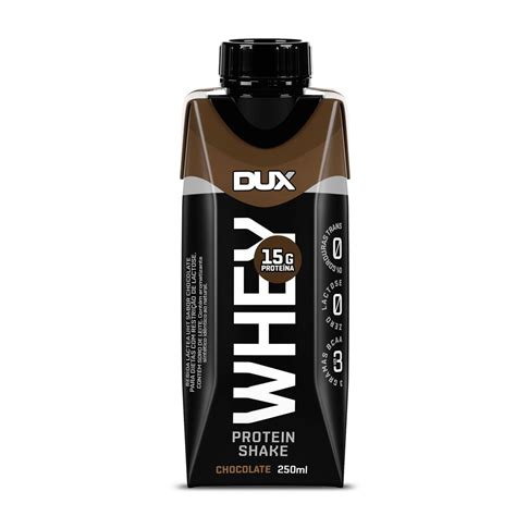 Whey Protein Shake 250ml Chocolate Dux Nutrition Otimanutri