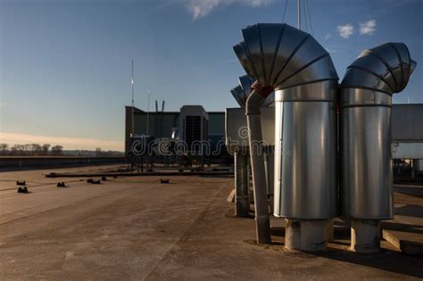 External Unit Of Commercial Air Conditioning And Ventilation System