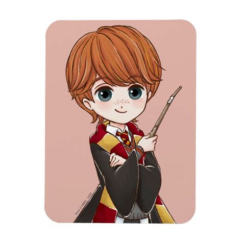 Magical Ron Weasley Watercolor Magnet Zazzle