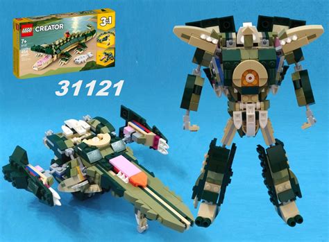 Lego Moc Transformer Vector Prime Using Lego Creator 31121 By