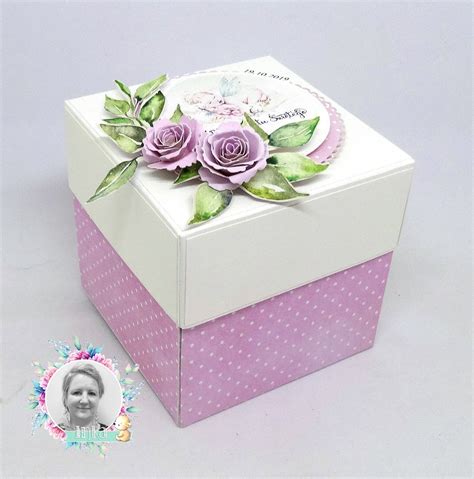 Exploding Box Na Chrzest I Love Digi Designs