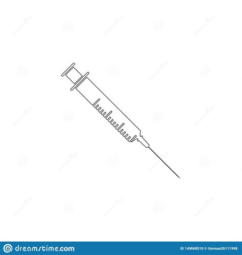 Inyecci n Icono Plano Del Vector Ilustración del Vector Ilustración de icono digital