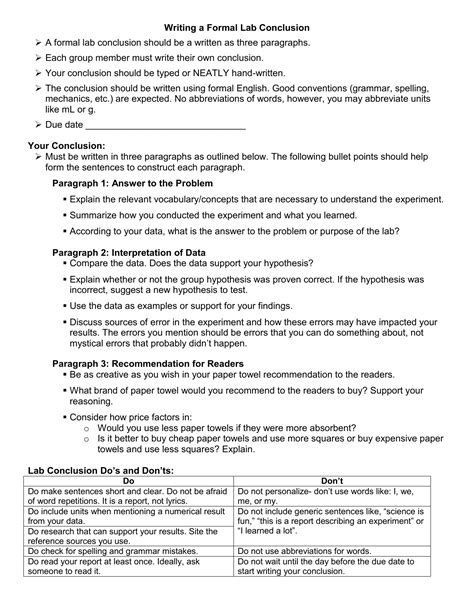 ️ science experiment conclusion what does mean in science 2019 01 07
