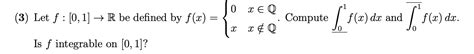 Solved Is F Integrable On Chegg