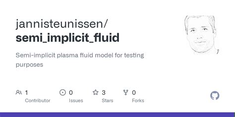 GitHub Jannisteunissen Semi Implicit Fluid Semi Implicit Plasma Fluid Model For Testing Purposes