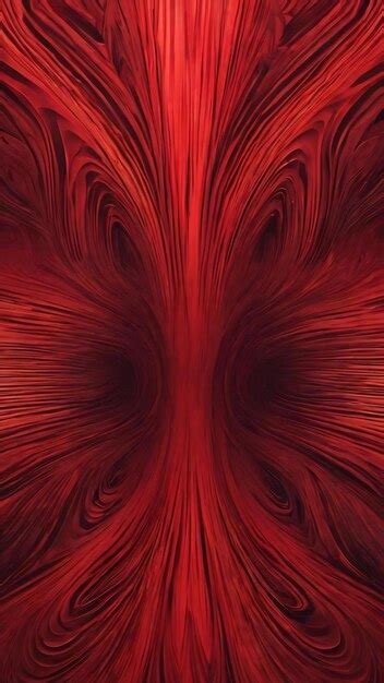 Premium Photo Red Psychedelic Background Design