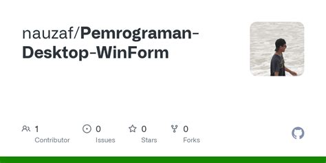 GitHub Nauzaf Pemrograman Desktop WinForm