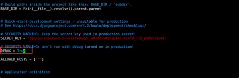 线上环境如何正确配置 Django 的 Debug？django Debug Csdn博客