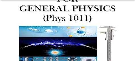 General Physics Phys 1011 Pdf
