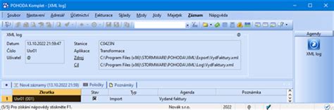 xml log