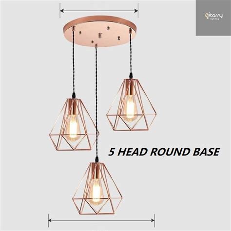 SL Rose Gold Pendant Light Lampu Gantung Lampu SIling LED Lighting Ceiling Light Gantung Lampu