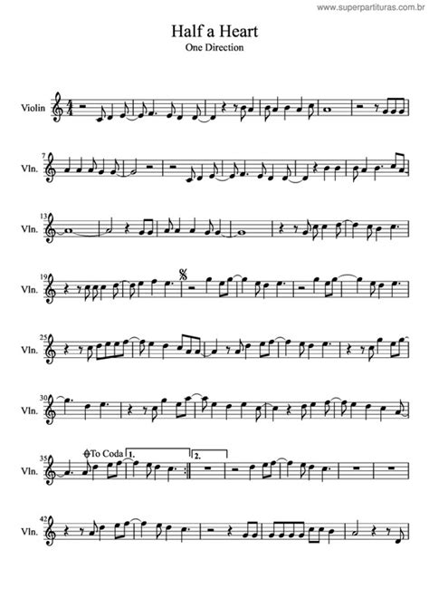 Super Partituras Músicas De One Direction