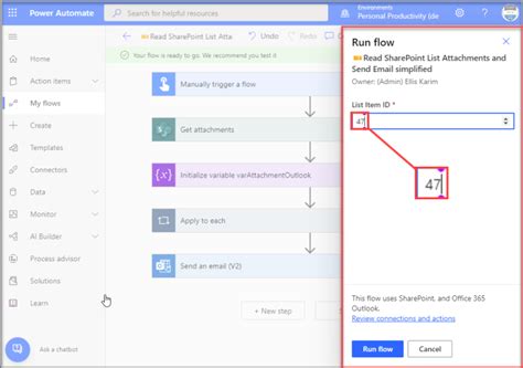 How To Read Sharepoint List Item Attachments And Send Them Via Email Using Power Automate
