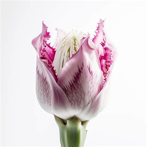 A Lush Dragon Fruit In The Form Of A Iris Stands Premium Ai Generated Image
