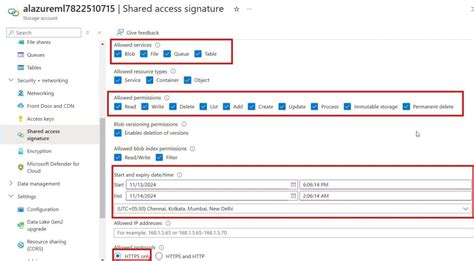 how to generate sas token for azure storage azure lessons