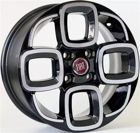 Jante Desportiva Para Fiat Argo Uno 14 X 98 Conjunto Pontas Da