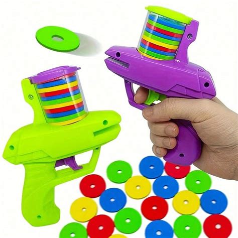 Interactive Cat Toy Launcher With Flying Discs Quiet Battery Free