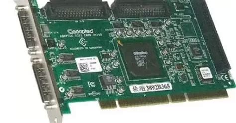 Adaptec PCI X SCSI Raid Card