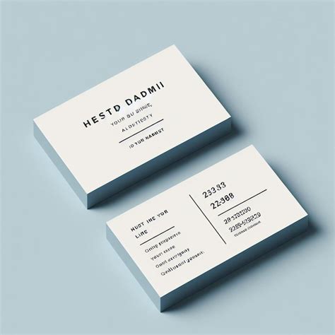 Premium Photo Visiting Card Design Templates