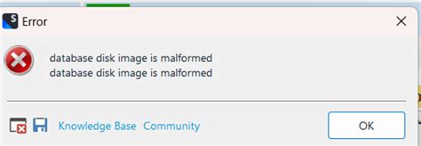 Database Disk Image Is Malformed Urgently Need Help 1 Trados