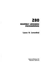 Z80 Assembly Language Programming PDF