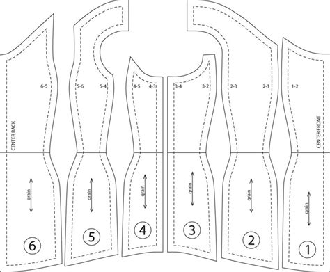 Free Printable Corset Sewing Pattern Free Templates Printable