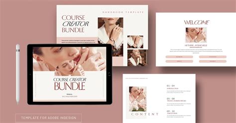 Bundle Course Creator Template Print Templates Ft Company And Indesign Envato