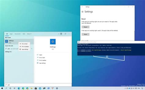 How To Reset Windows 10 Settings App When Not Working Pureinfotech